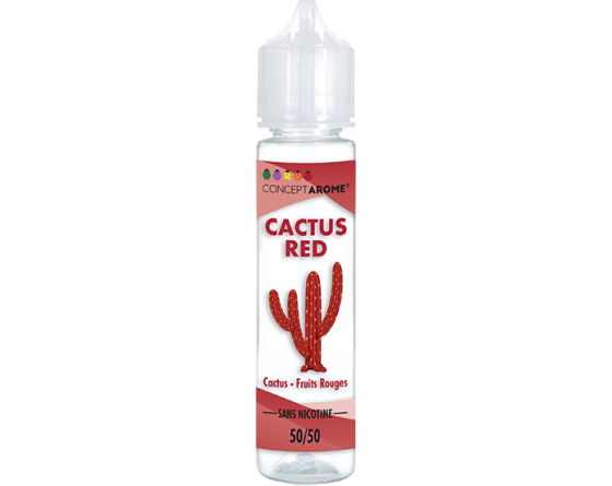 FL 50ML CACTUS RED 0MG - Concept Arôme 50ml - 0mg - Flacons 50ml 50/50 ...
