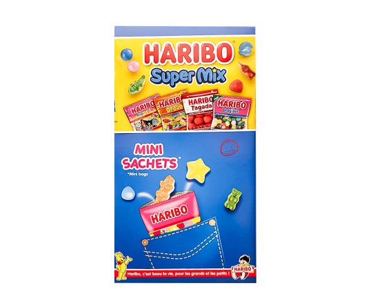 Tubo 30 sachets Haribo Mix - Sachets - Bonbons gélifiés - Confiserie et ...