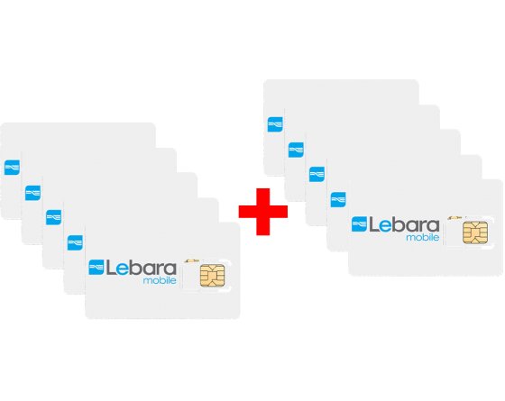 PROMO Carte SIM Lebara mobile 5 + 5 GRATUITES - SIM - Téléphonie ...