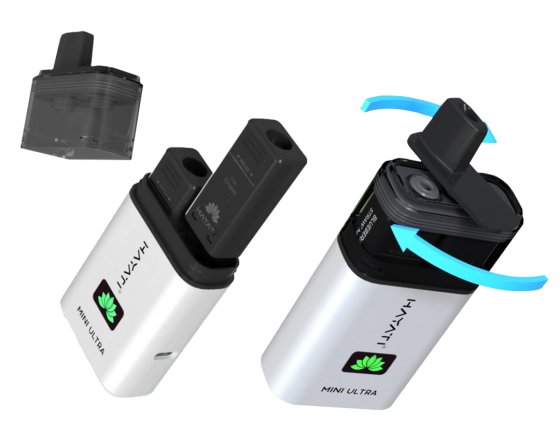 Hayati mini ultra 2en1 Cherry Ice | Peach mango 10mg - Hayati Mini ...