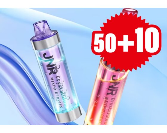 PROMO 50+10 JNR 33k Crystal Glow - JNR Crystal Glow 33k - Puffs et pods ...