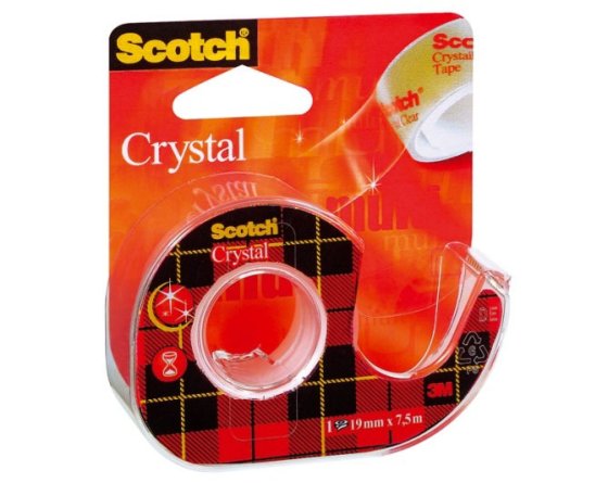 B.12 Rubans de Scotch transparents rouge - Colles / scotch / patafix ...