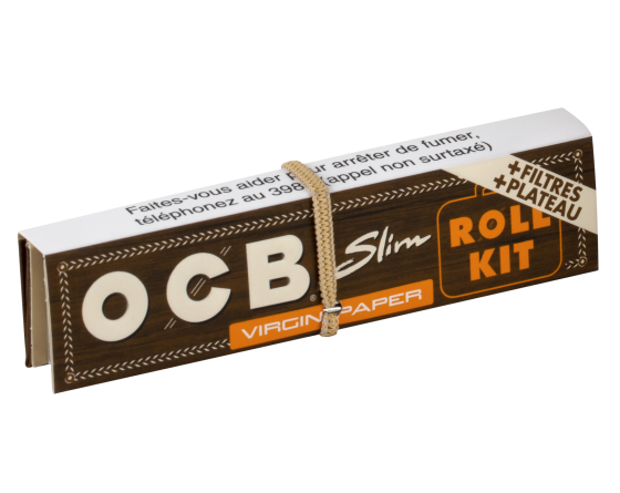 B.20 Roll kit virgin OCB - Papier slim (long) + carton - Papier à ...