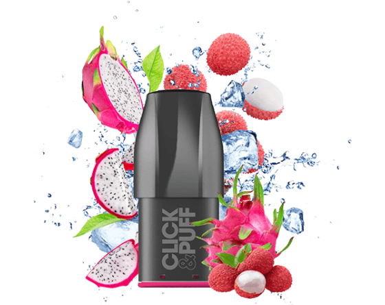 POD FRUIT DU DRAGON LITCHI 20MG - Click & puff - 20mg - XBAR Click ...